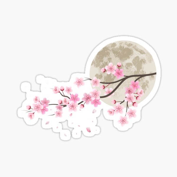"Japanese Purple Sakura Cherry Blossom Flower" Sticker for Sale by Best ...