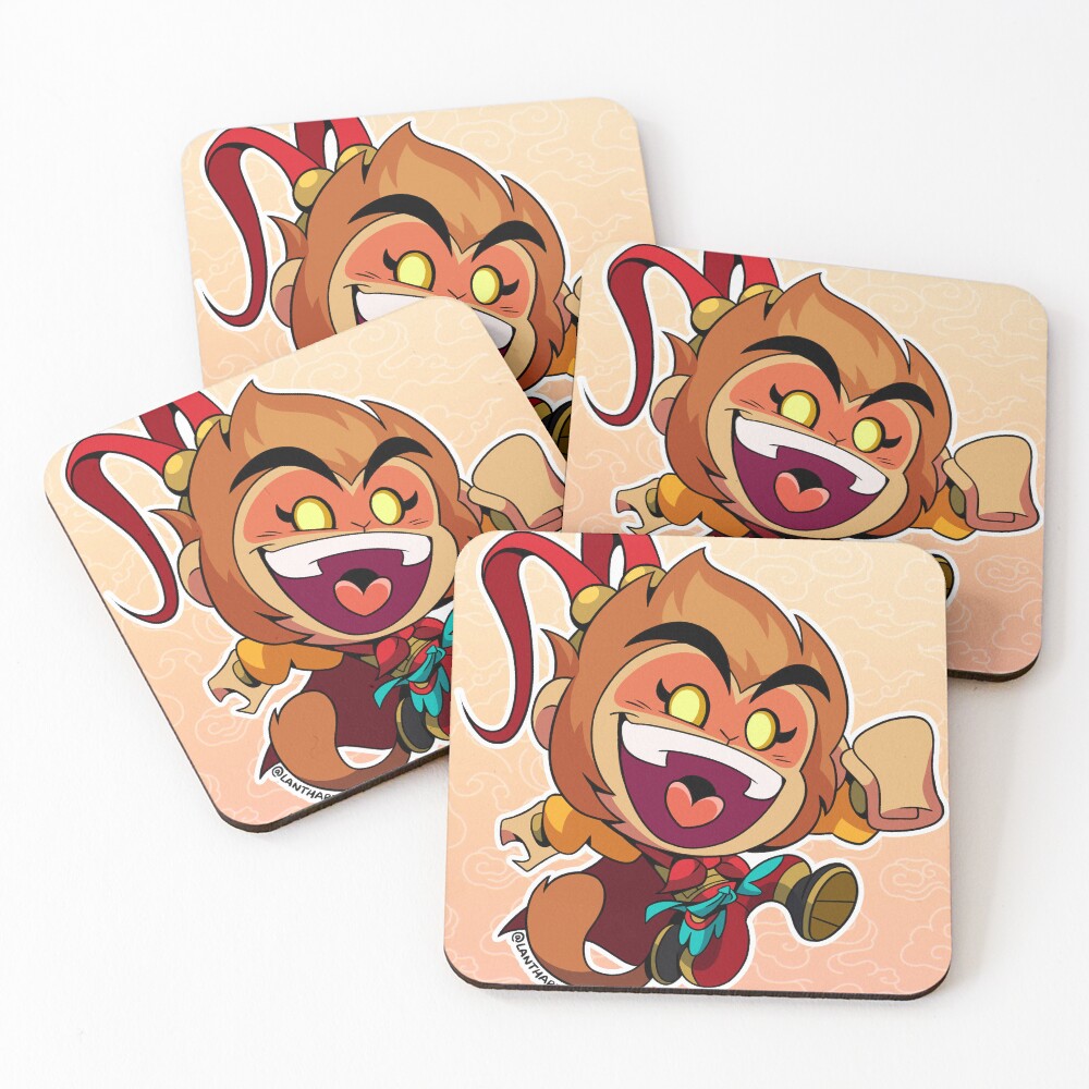 "Chibi Sun Wukong" Sticker by Lanthart | Redbubble
