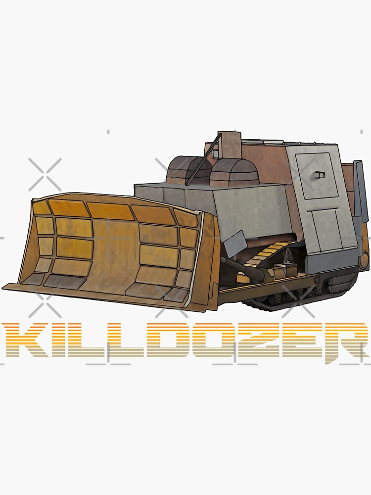 "Killdozer" Sticker for Sale by Craftverse | Redbubble