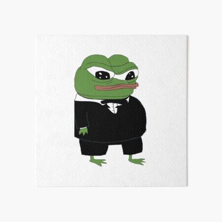 "Formal Pepe the frog helper Apu - Meme" Art Board Print for Sale by ...