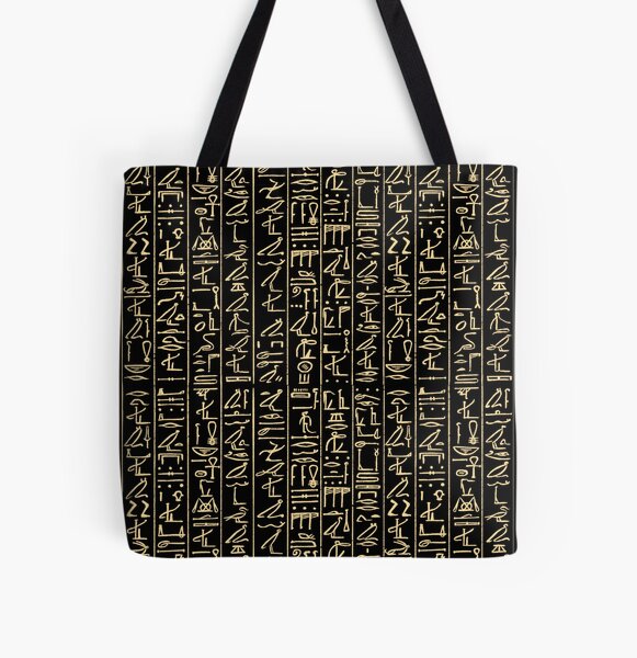 "Ancient Egyptian Hieroglyphics " Tote Bag for Sale by Bassel ELKADI ...
