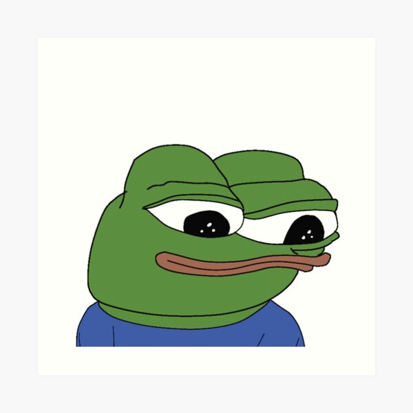 "Classic Pepe the frog helper Apu - Meme" Art Print for Sale by ...