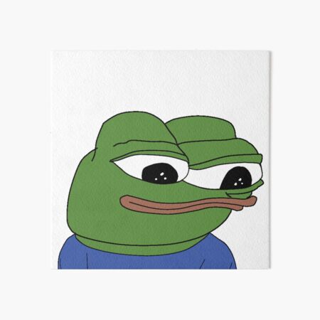 "Classic Pepe the frog helper Apu - Meme" Art Board Print for Sale by ...