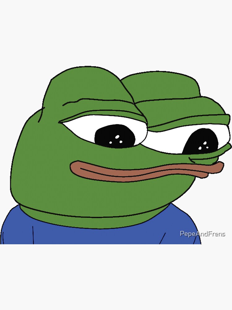 "Classic Pepe the frog helper Apu - Meme" Sticker for Sale by ...