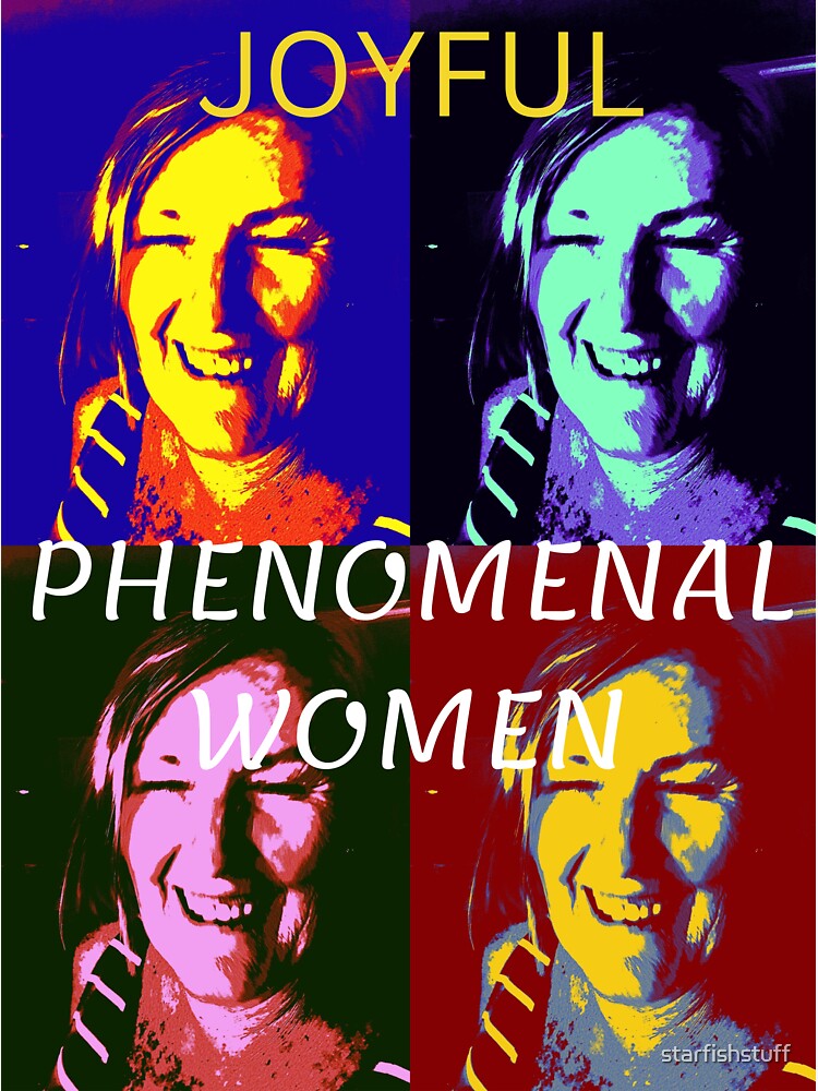 "PHENOMENAL WOMAN" Sticker for Sale by starfishstuff | Redbubble