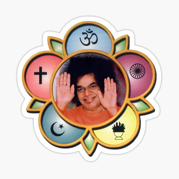 "Sai Baba" Sticker for Sale by Paradisemundo | Redbubble