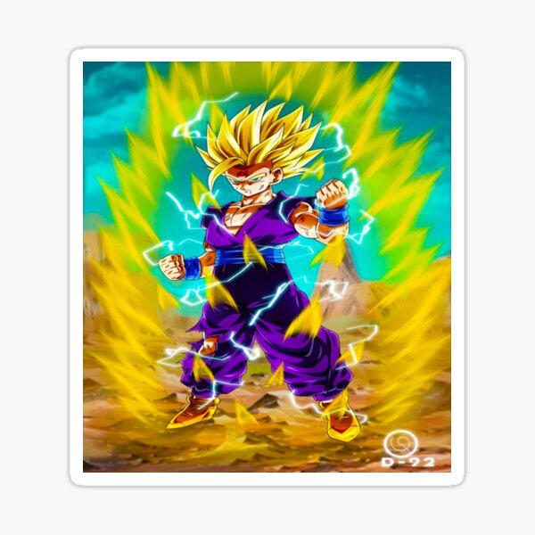 "Gohan" Sticker for Sale by SatourHM | Redbubble