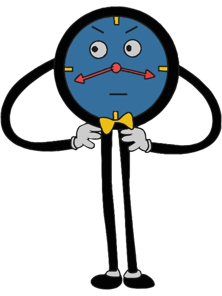 "dont hug me im scared-mr clock" Poster for Sale by keithkuriawran ...