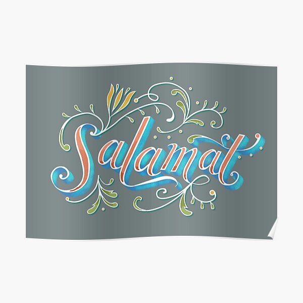 "Filipino Salamat Expression" Poster for Sale by calejdart | Redbubble