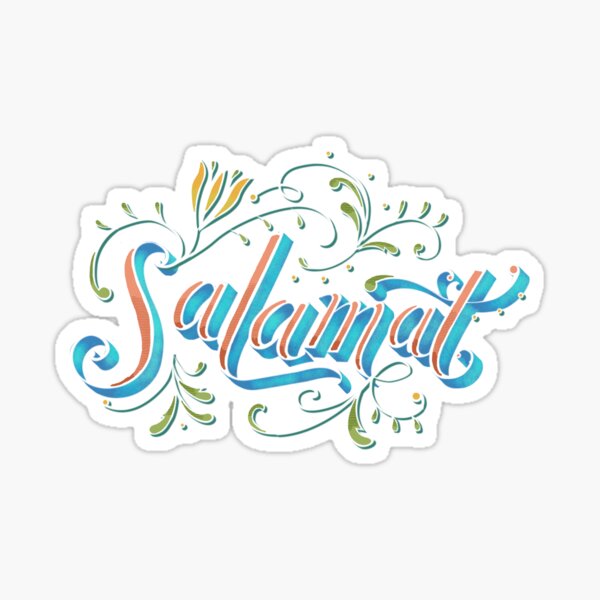 "Filipino Salamat Expression" Sticker for Sale by calejdart | Redbubble