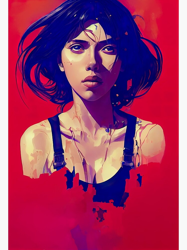 "Scarlett Johansson Pop Art " Poster for Sale by MLSingularity | Redbubble