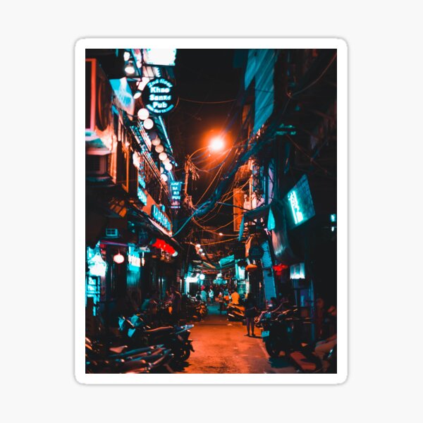 "Hanoi Capital of Vietnam" Sticker for Sale by Asombrosa | Redbubble