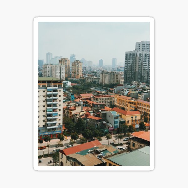 "Hanoi Capital of Vietnam" Sticker for Sale by Asombrosa | Redbubble