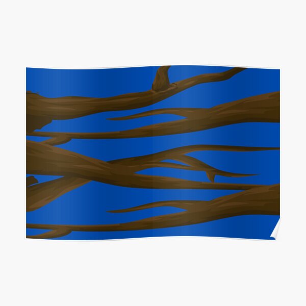 "Branches on the night sky" Poster for Sale by calibrit | Redbubble