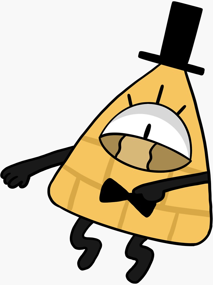 Bill Cypher Gravity Falls Sticker For Sale By Tabbycat07 Redbubble