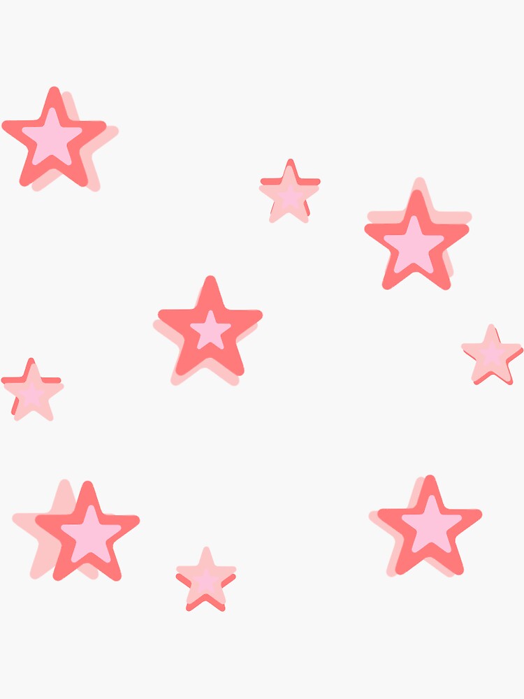 "Preppy stars" Sticker for Sale by Olivia-piggy | Redbubble