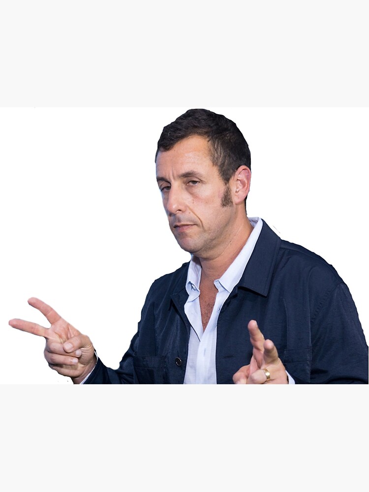 "Adam sandler sad peace signs" Art Print for Sale by PapaBadDad | Redbubble