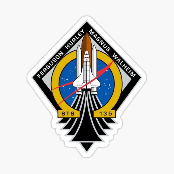 Electronics & Accessories Decals & Skins STICKER Die-Cut Vinyl Decal STS-6 NASA Space Shuttle ...