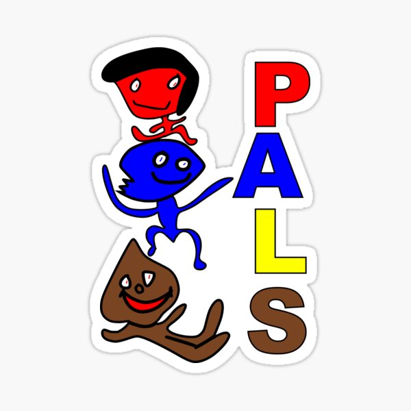 "pals" Sticker for Sale by atreyu2017 | Redbubble