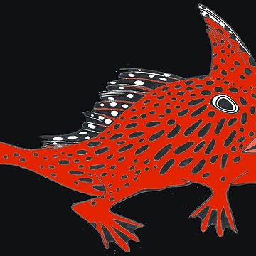 "Red Spotted Handfish" Essential T-Shirt for Sale by topologydesign ...