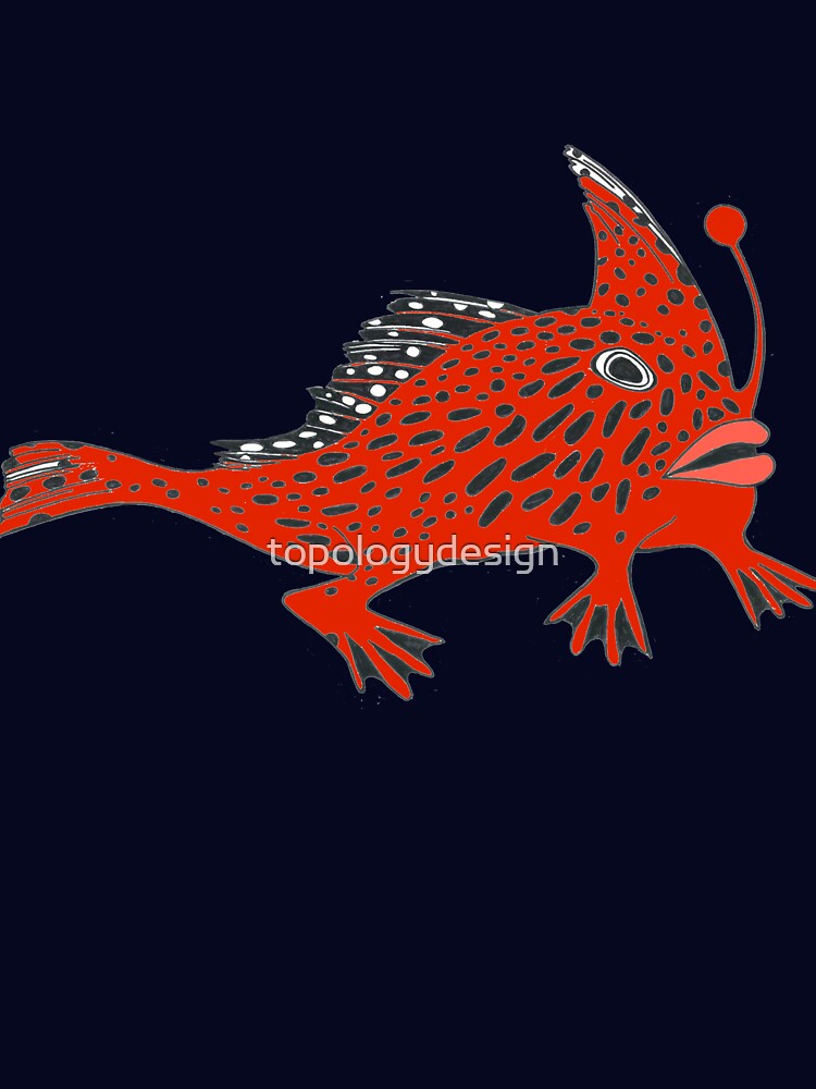 "Red Spotted Handfish" Essential T-Shirt for Sale by topologydesign ...