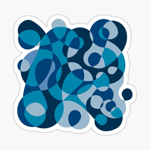 "Surreal Shapes (Miro Inspired)" Sticker for Sale by Texterns | Redbubble