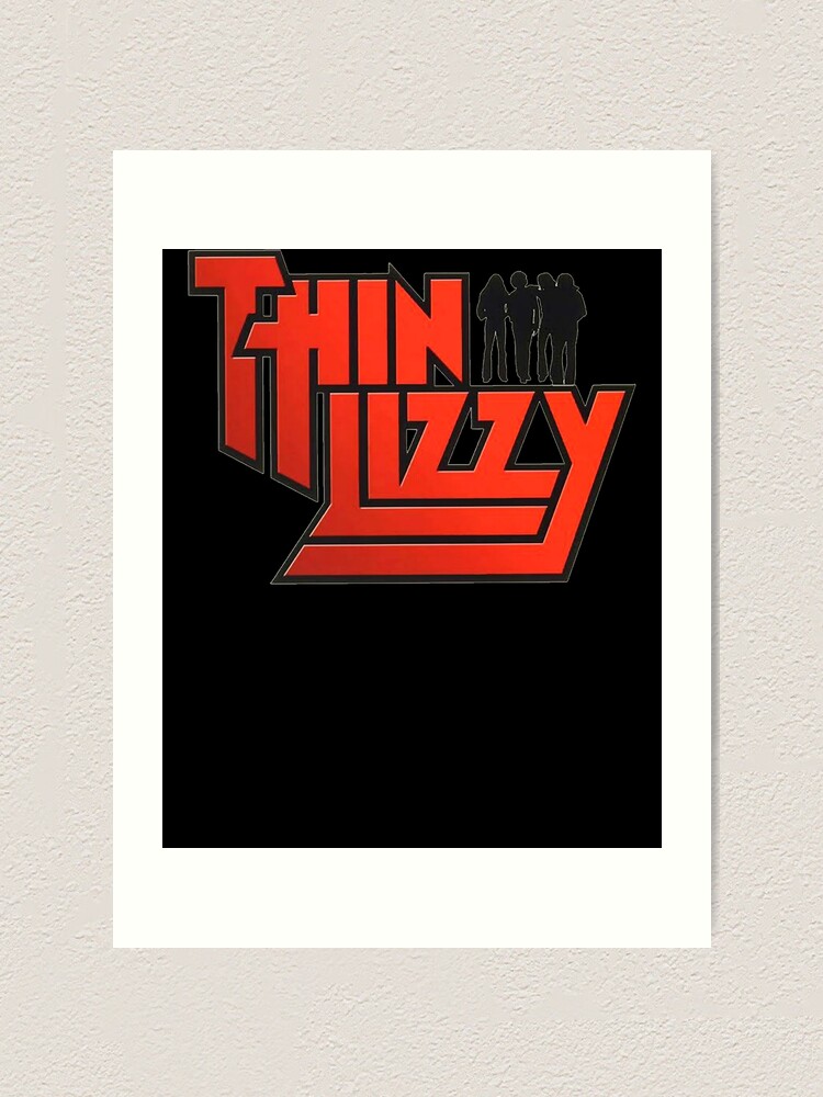 "heavy thin lizzy metal band logo" Art Print for Sale by Masoung ...