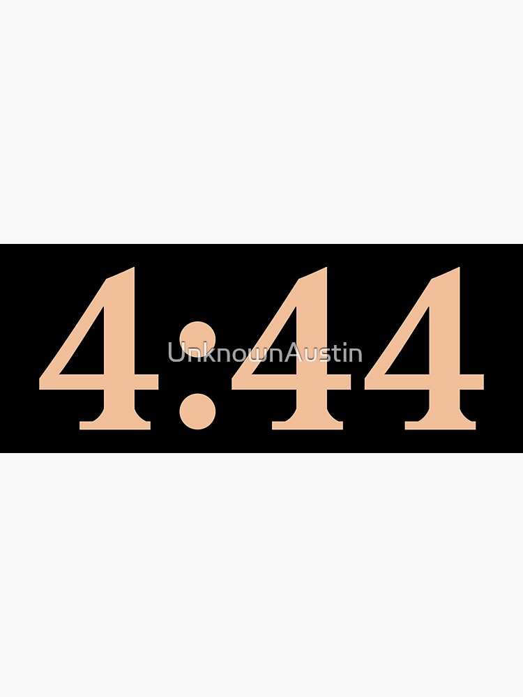 "444 Sticker" Sticker for Sale by UnknownAustin | Redbubble