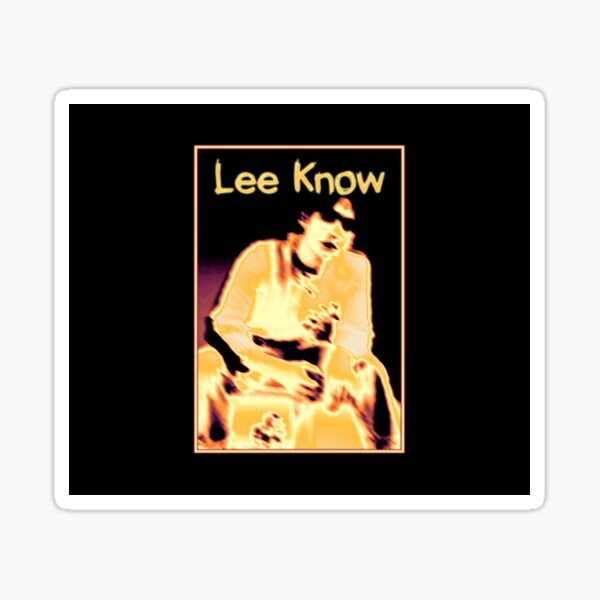 "Lee Know stray kids" Sticker for Sale by LeighsDesign | Redbubble