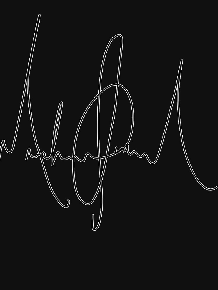 "Michael Jackson Signature " T-shirt for Sale by Mickyeel | Redbubble ...