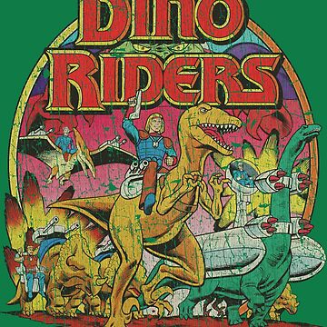 "Dino-Riders The Adventure Begins 1988" Poster for Sale by ...