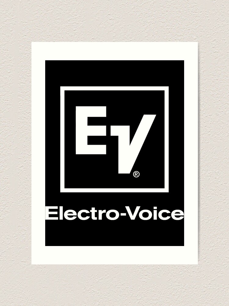 "Electro-Voice EV Professional Loudspeakers Mics" Art Print for Sale by ...