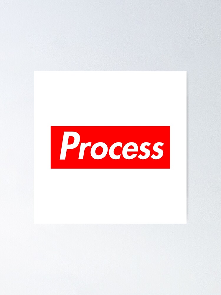 "Process - box logo" Poster by SaturdayAC | Redbubble