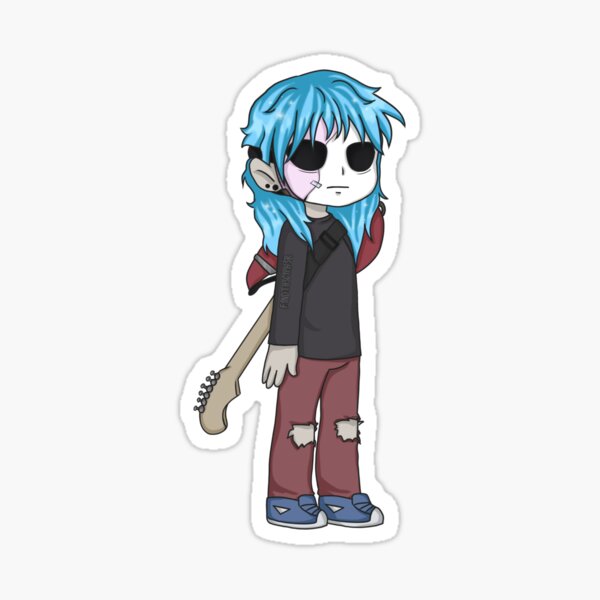 "Sally Face Chibi" Sticker for Sale by F1ndTh3C1pher | Redbubble