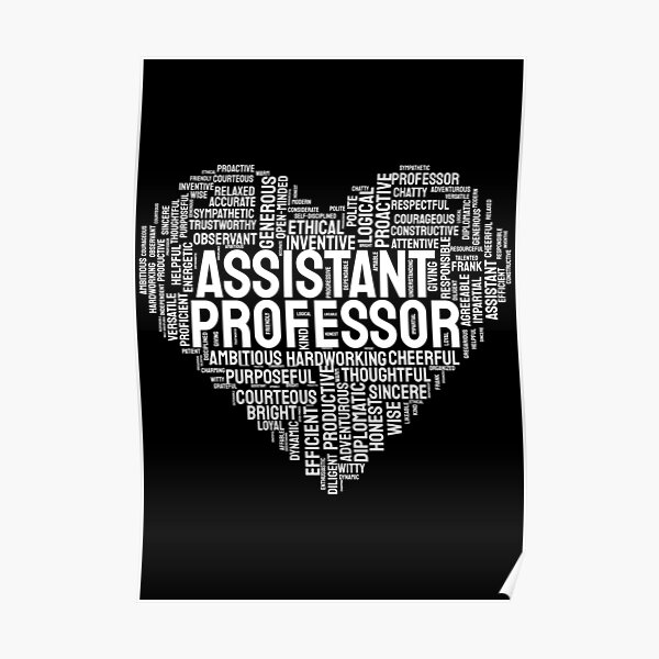 "Assistant Professor Positive Characters Heart Love: Funny Assistant ...