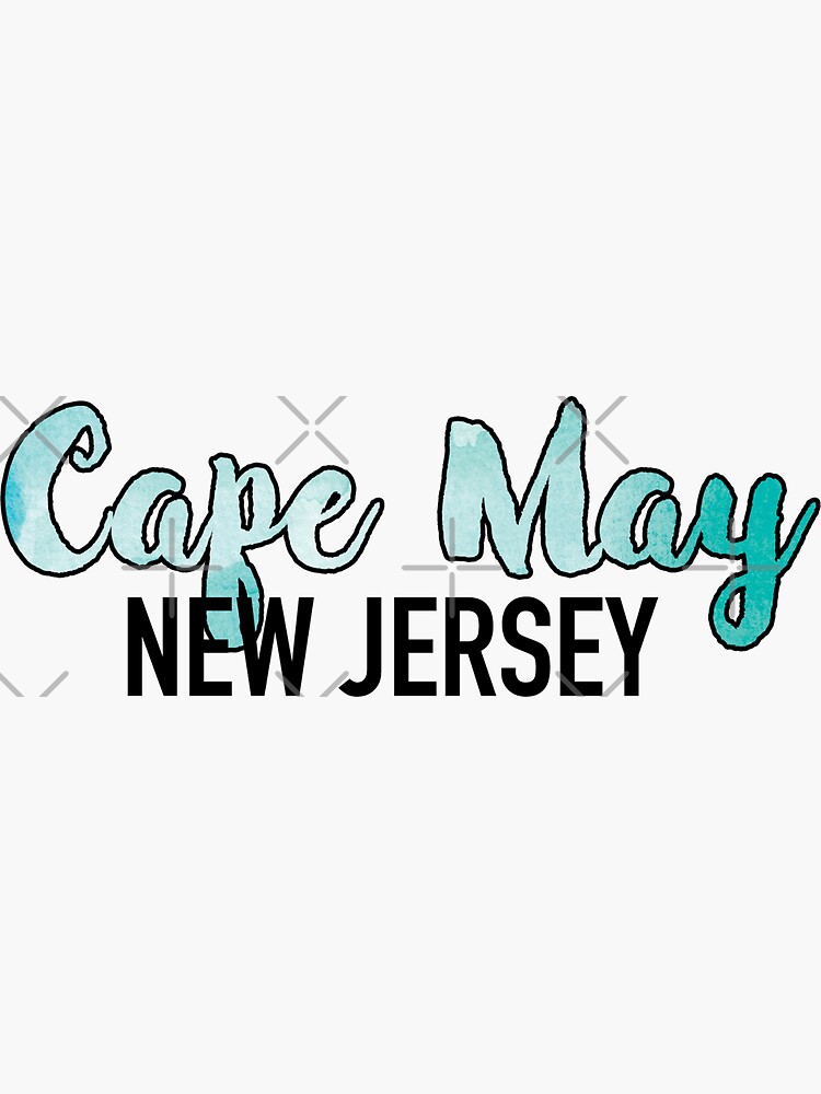 "Cape May" Sticker for Sale by Grace Emig | Redbubble