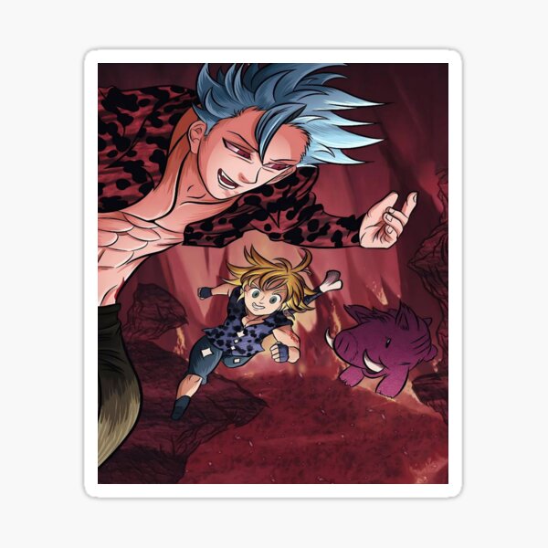 "the seven deadly sins" Sticker for Sale by chetterubyzans | Redbubble