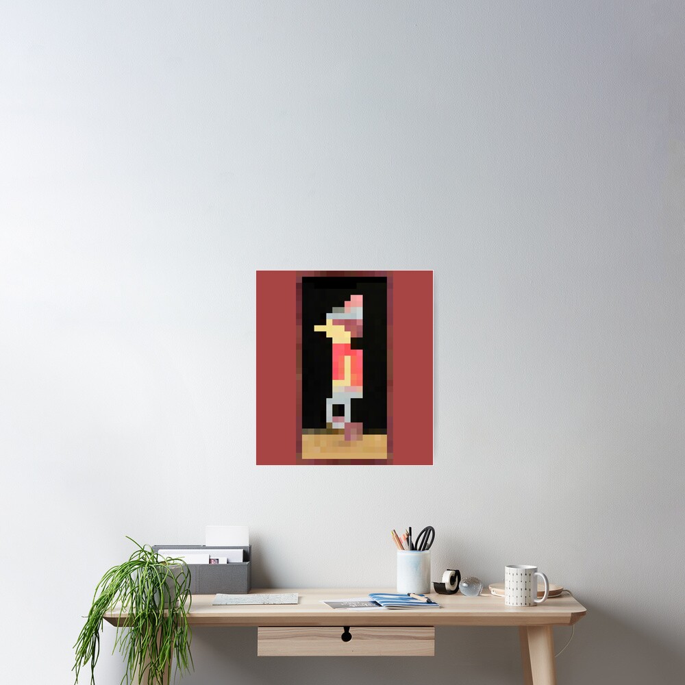 "Minecraft Painting Graham" Poster for Sale by BernieGrant | Redbubble