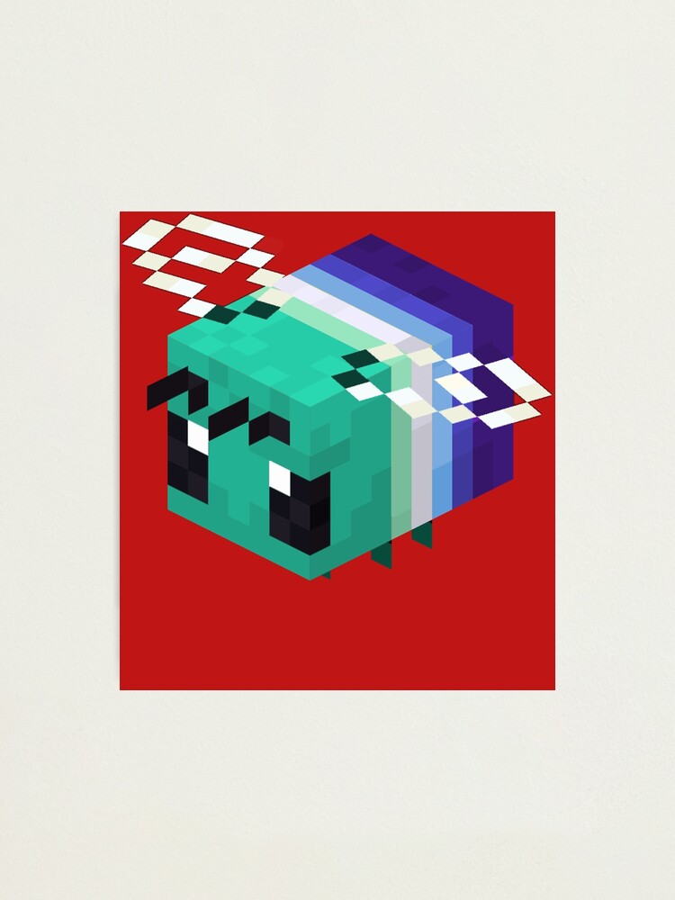 "mlm gay pride flag minecraft bee" Photographic Print for Sale by ...