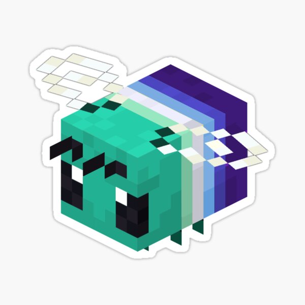 "mlm gay pride flag minecraft bee" Sticker for Sale by BernieGrant ...