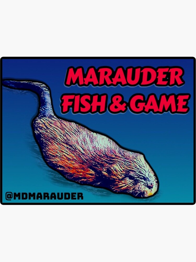 "Marauder Muskrat 2022 Promo" Sticker for Sale by mdmarauder | Redbubble