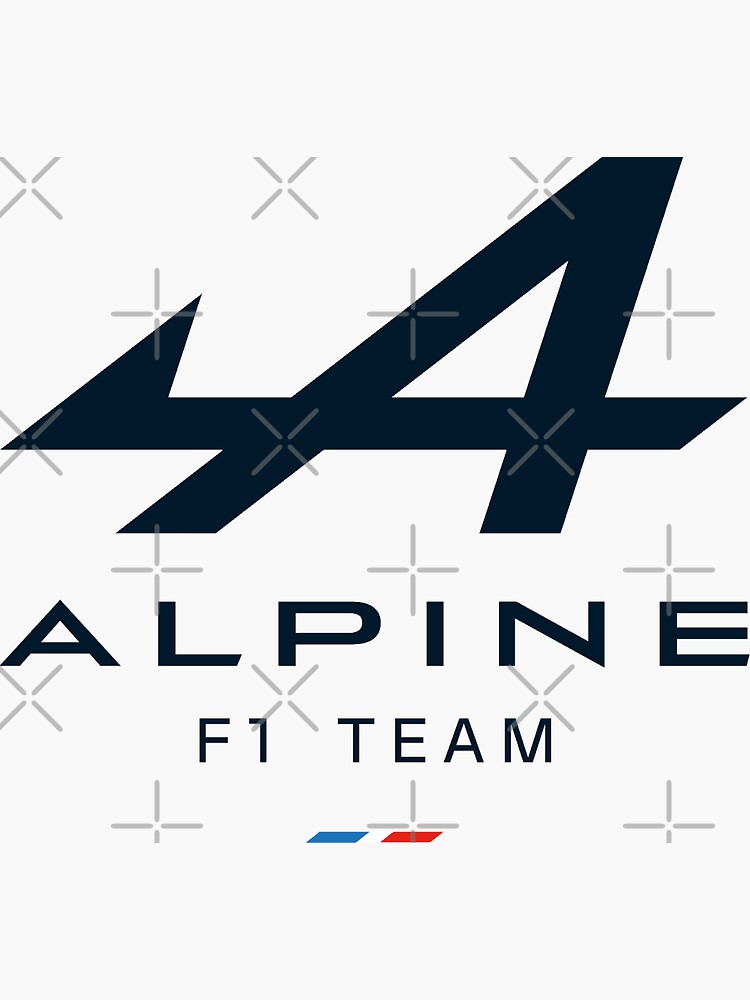 "Alpine F1 Team Graphic" Sticker for Sale by cse313 | Redbubble