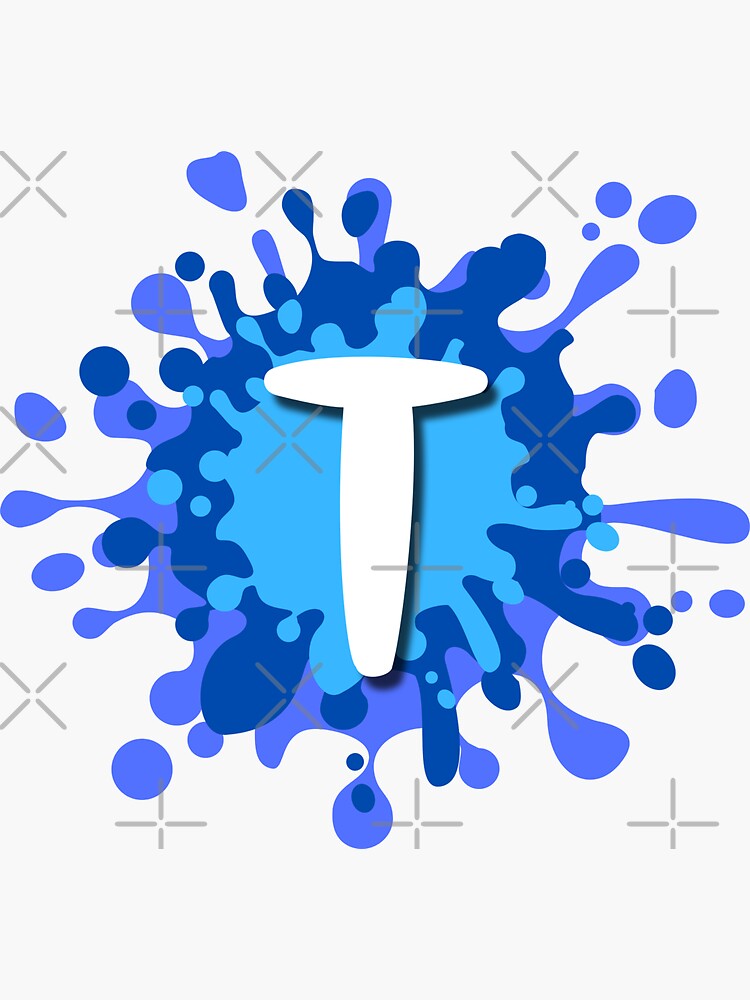 "Letter T" Sticker for Sale by HiCuteVision | Redbubble