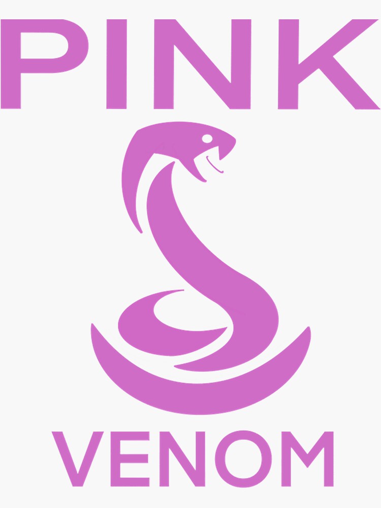 "Pink Venom Snake " Sticker for Sale by HREducation | Redbubble