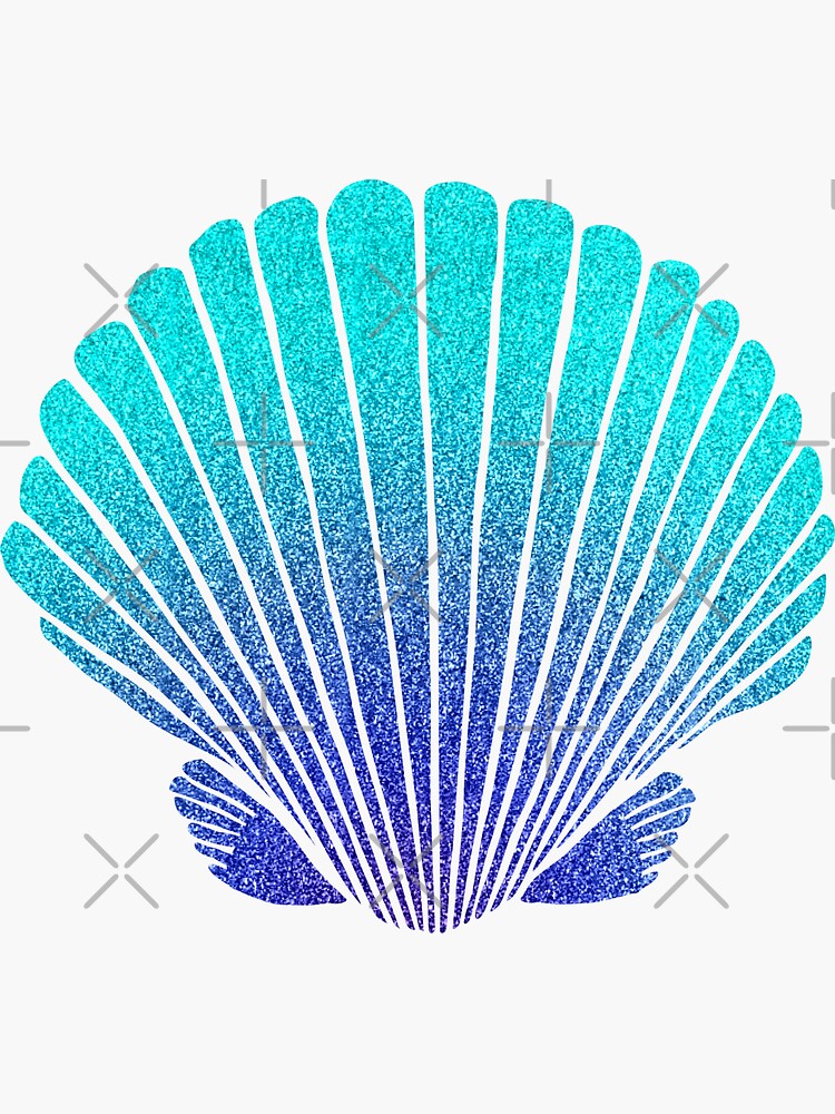 "Mermaid Sea Shell Bra Costume" Sticker for Sale by kennstyl | Redbubble