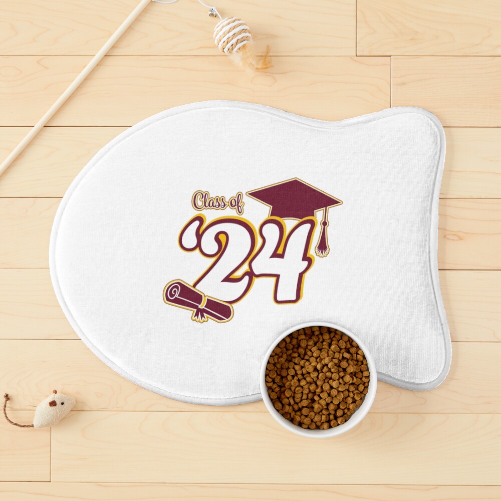 "Class of 2024 Graduation Design (Maroon and Gold)" Sticker for Sale by ...