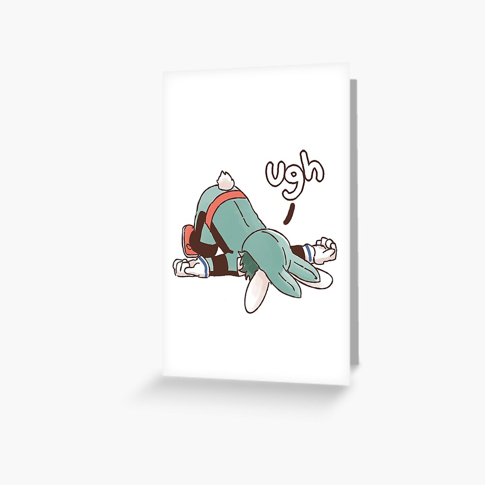 "Ugh " Sticker for Sale by konatamashiine | Redbubble