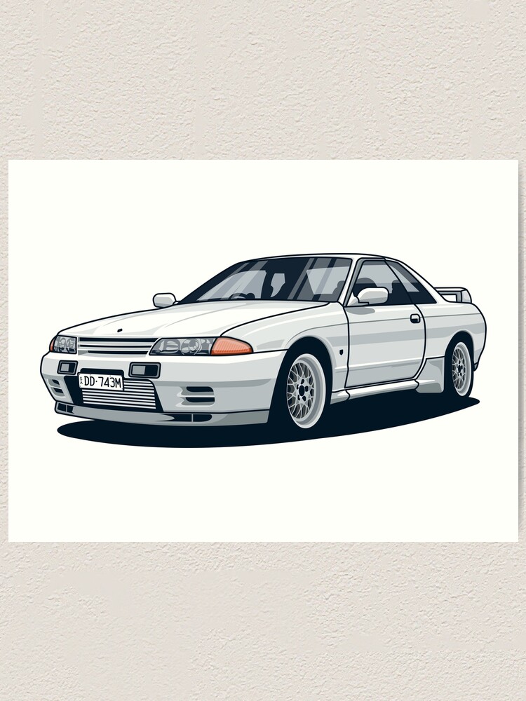 "Nissan skyline gtr r32" Art Print for Sale by Light-Lenser | Redbubble