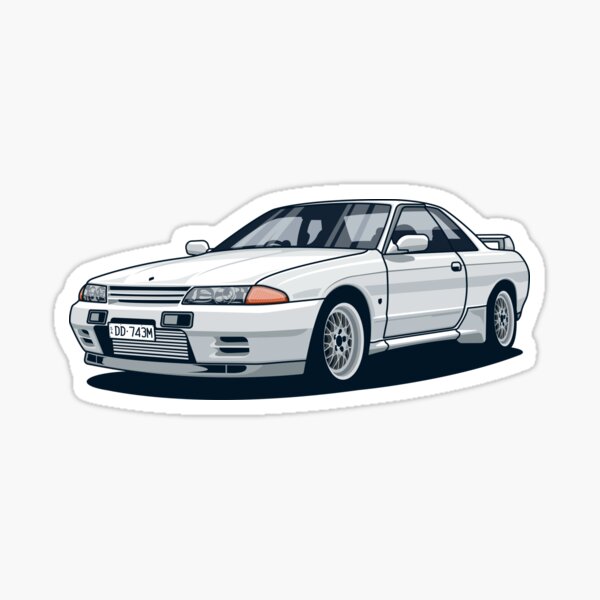 "Nissan skyline gtr r32" Sticker for Sale by Light-Lenser | Redbubble