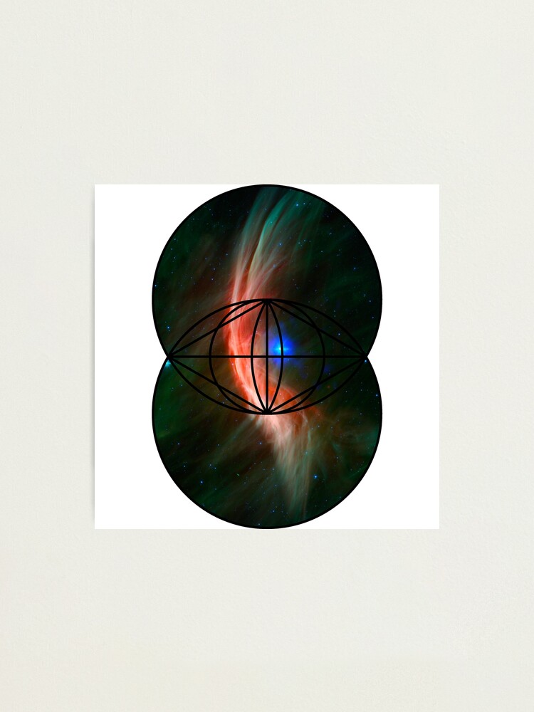 Lámina fotográfica «Vesica Piscis - Zeta Ophiuchi Constelación de ...
